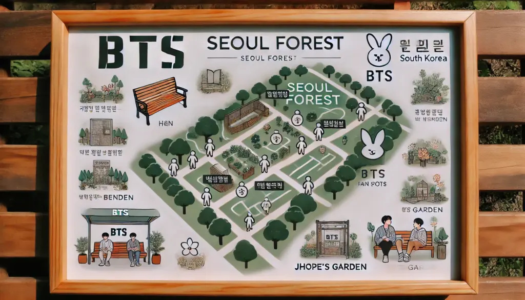 ソウルの森btsベンチ巡り完全ガイド｜各メンバースポットを徹底紹介 ｜ 韓国旅行ガイド.com｜観光・グルメ・ホテル情報まとめ