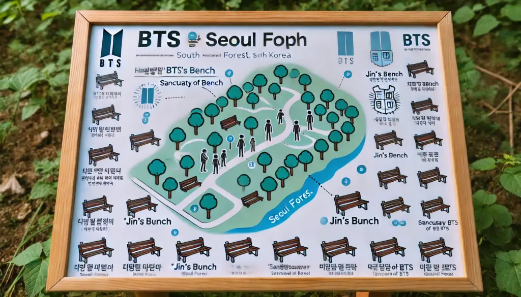 ソウルの森btsベンチ巡り完全ガイド｜各メンバースポットを徹底紹介 ｜ 韓国旅行ガイド.com｜観光・グルメ・ホテル情報まとめ